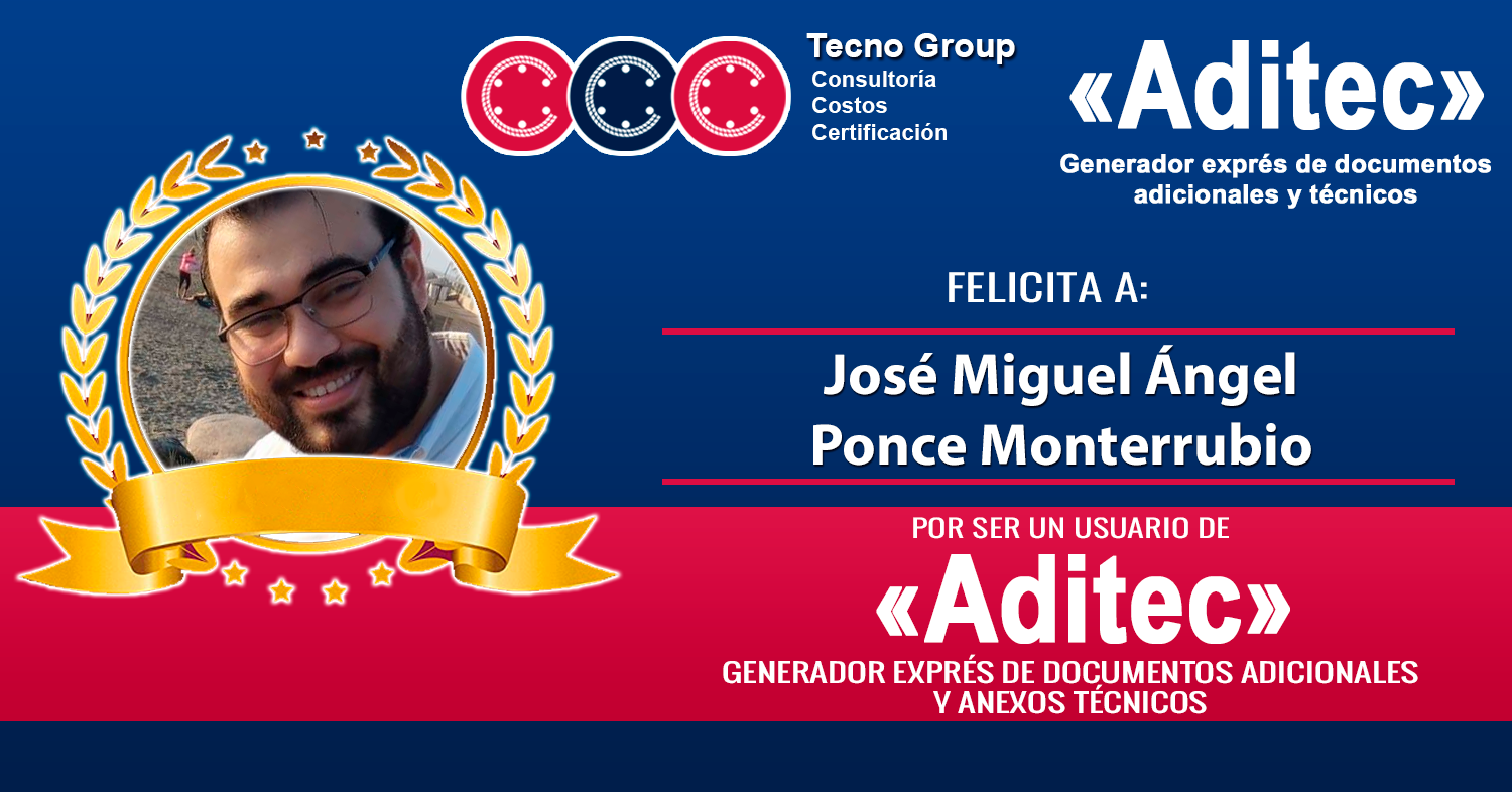 ¡Felicidades! José Miguel Ángel Ponce Monterrubio – . Por ser un ...